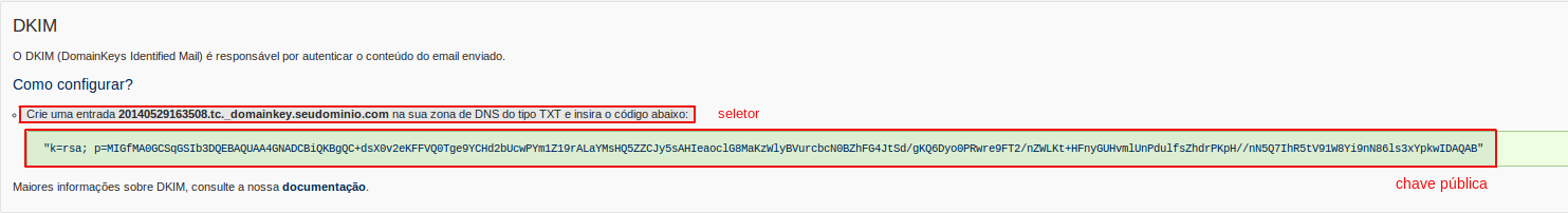 Configurar DKIM - Under Docs - Confluence